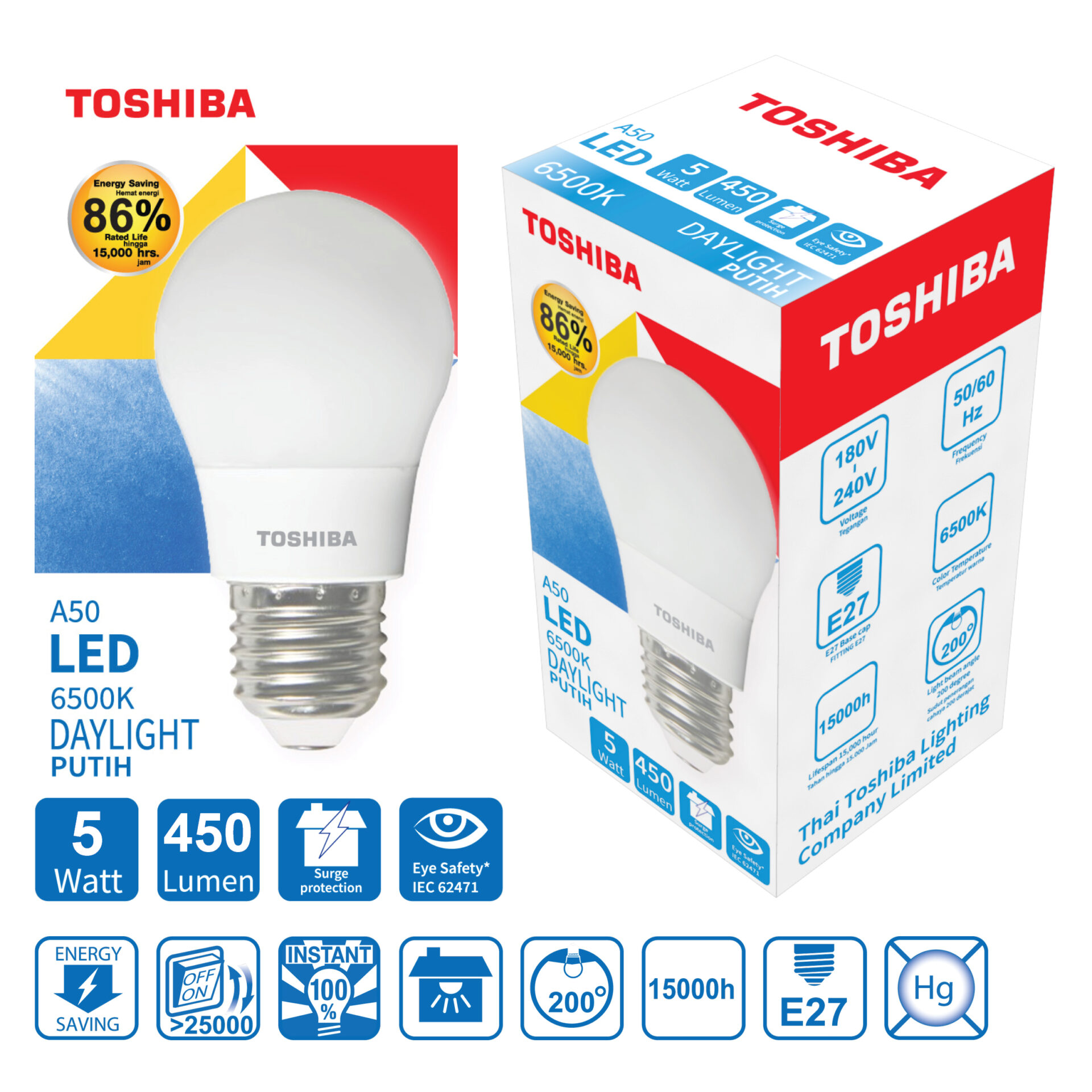 TOSHIBA LED A Bulb (GEN 1) - YLI Industry