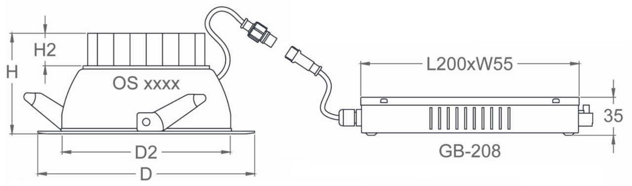 OS DD21 Series (COB) - YLI Industry