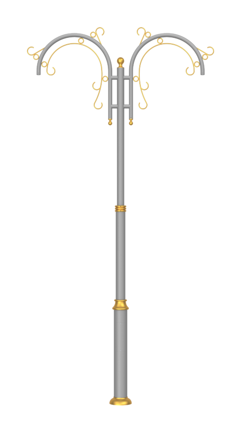 HDG-POLE c/w BRACKET Series - YLI Industry