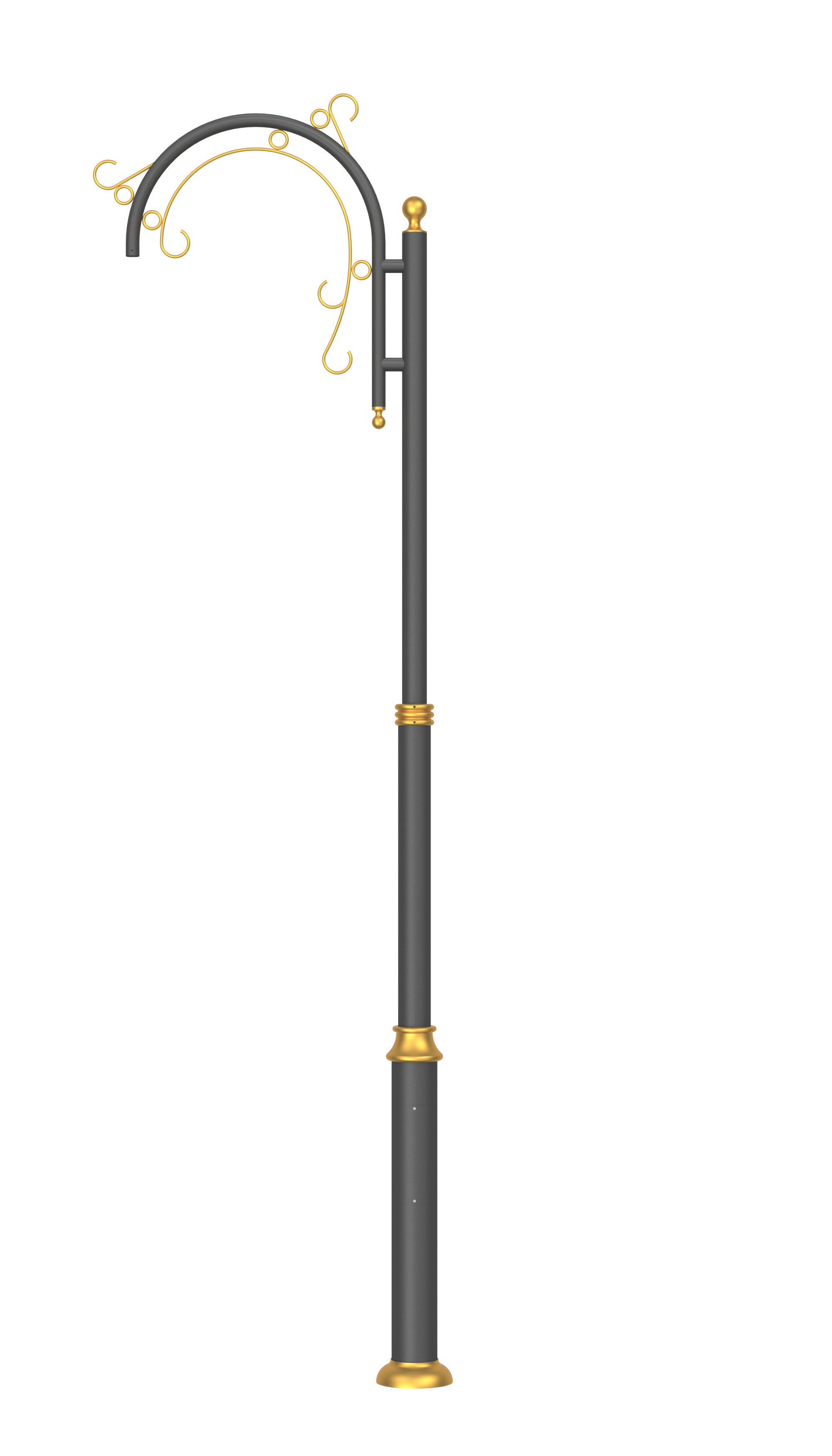 HDG-POLE c/w BRACKET Series - YLI Industry